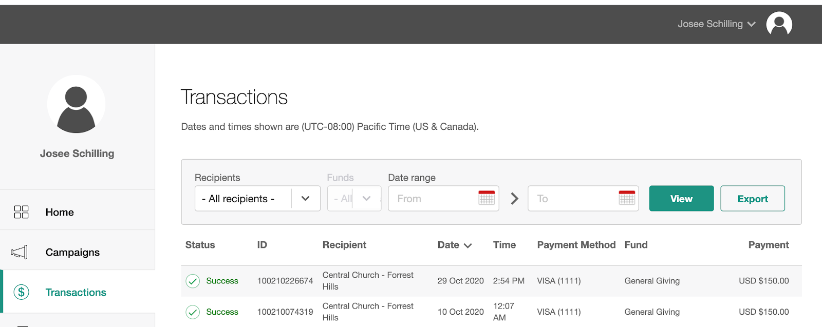How to View Your Transaction History in a Web Browser