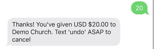 How to Give through Text Giving